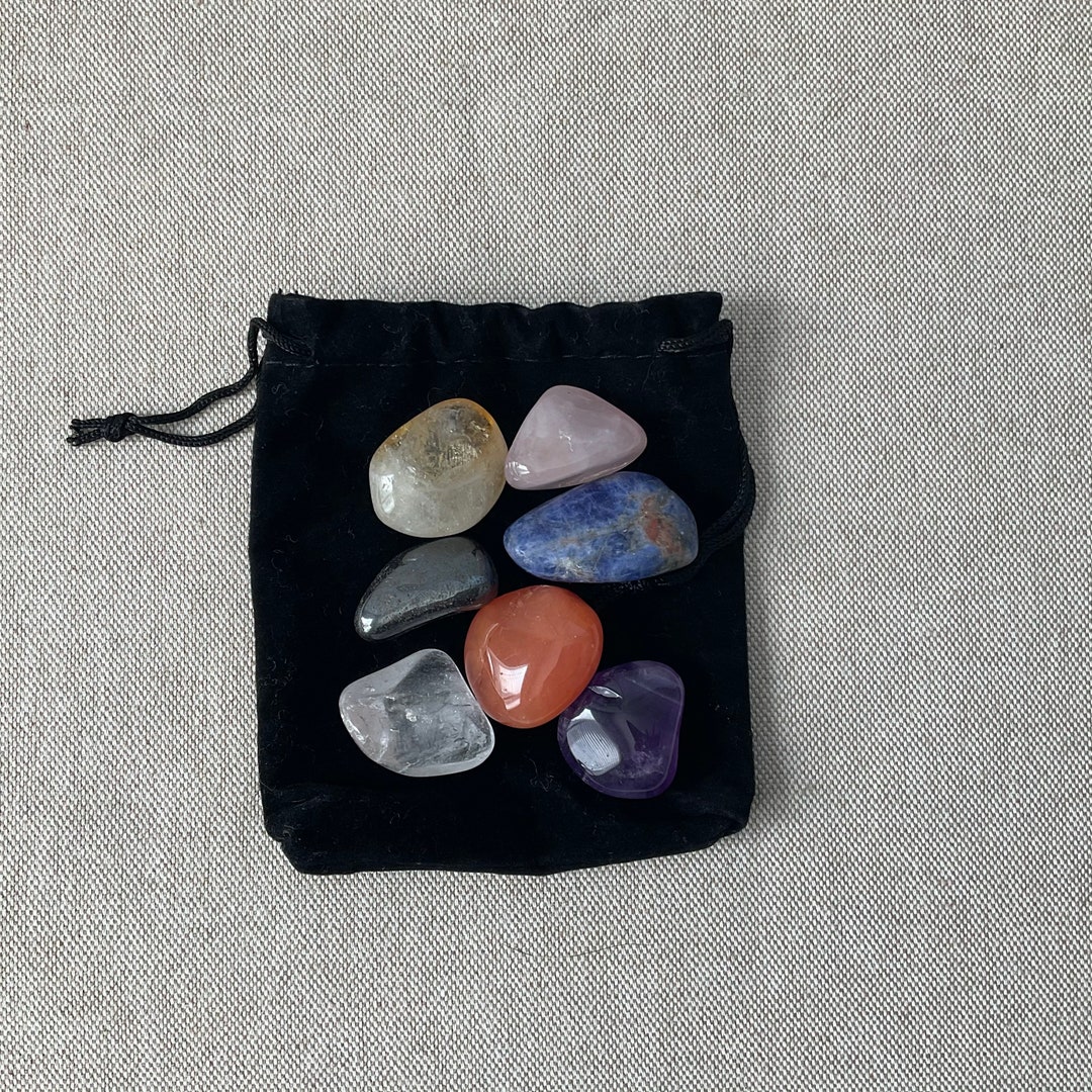 Conjunto de piedras de 7 chakras / Don espiritual / Cuarzo claro ...