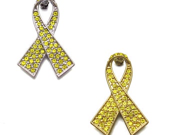 Crystal Yellow Ribbon Troops Soldier Military Support | Etsy