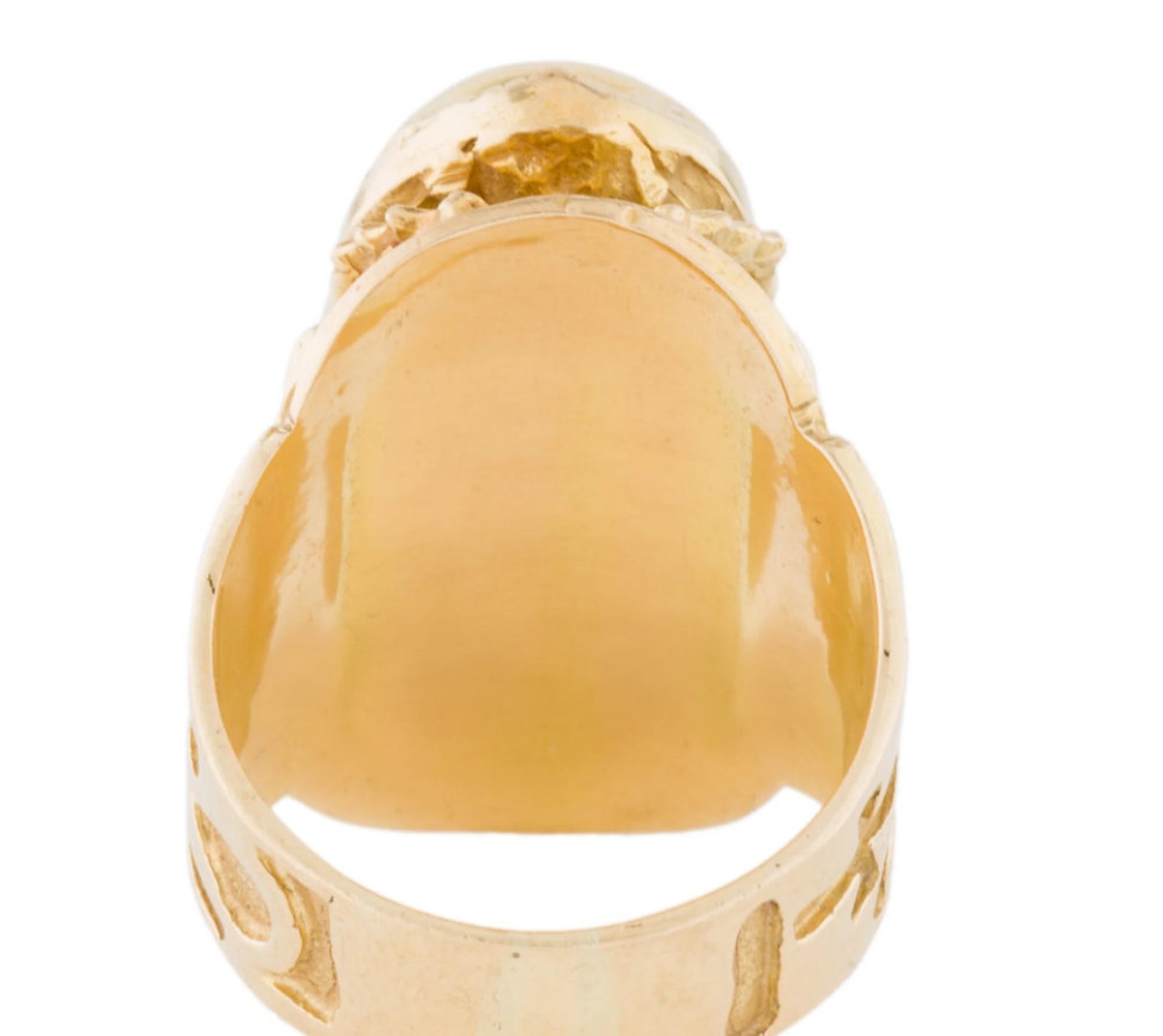 18kt. Yellow Gold SCARAB Ring With Lapis Lazuli One-a-of-kind - Etsy