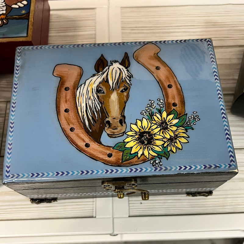 Horse Trinket Box - Etsy