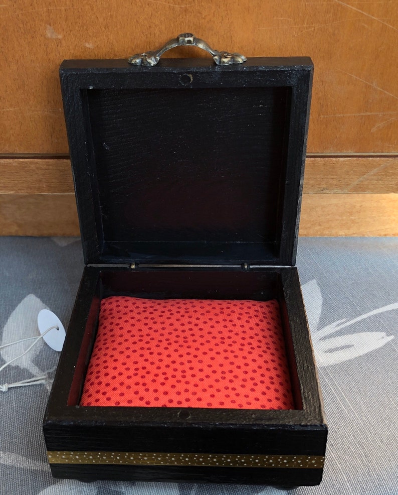 Cardinal Trinket Box, Cardinal Keepsake Box, Red Cardinal, Handpainted ...