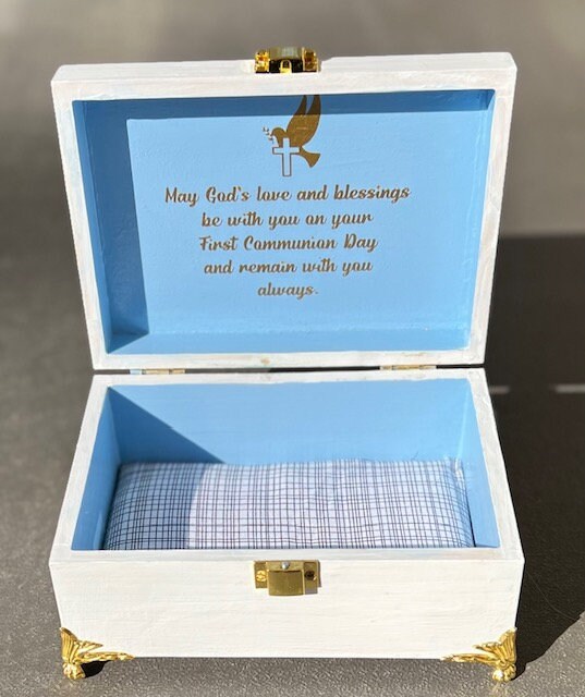 First Holy Communion Keepsake Box, Kids Religious Gift, Gift From ...