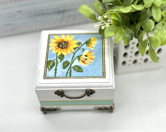 Keepsake Box Sunflower - Etsy
