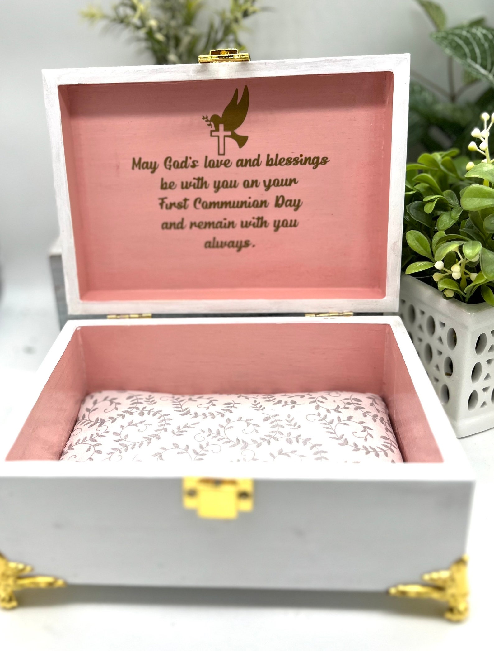 First Holy Communion Keepsake Box Kids Religious Gift Gift - Etsy