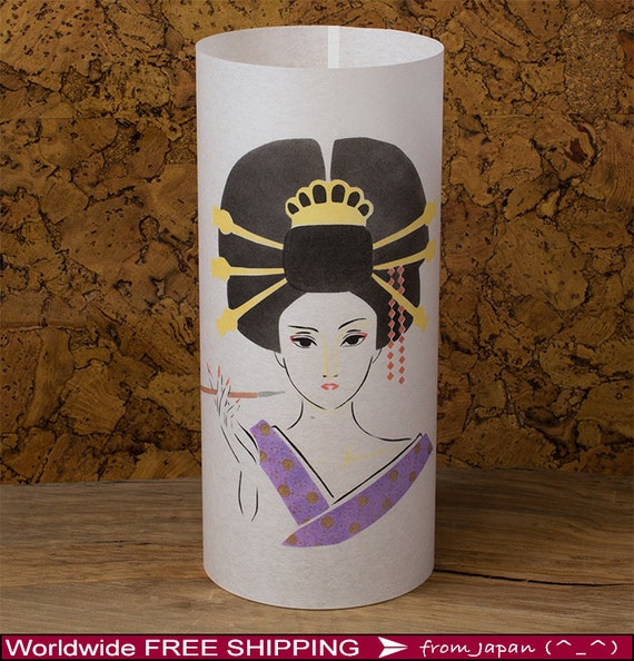 Geisha Orian Girl Japanese Art Oiran whore courtesan in | Etsy