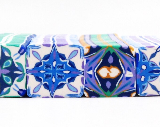 Polymer Clay Tile Canes, Polymer Clay Canes - Etsy