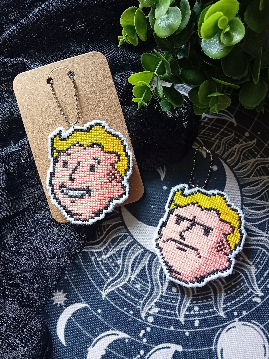 Large Hand Sewn Fallout Vault Boy Keyrings | Fallout Gifts | Gaming ...