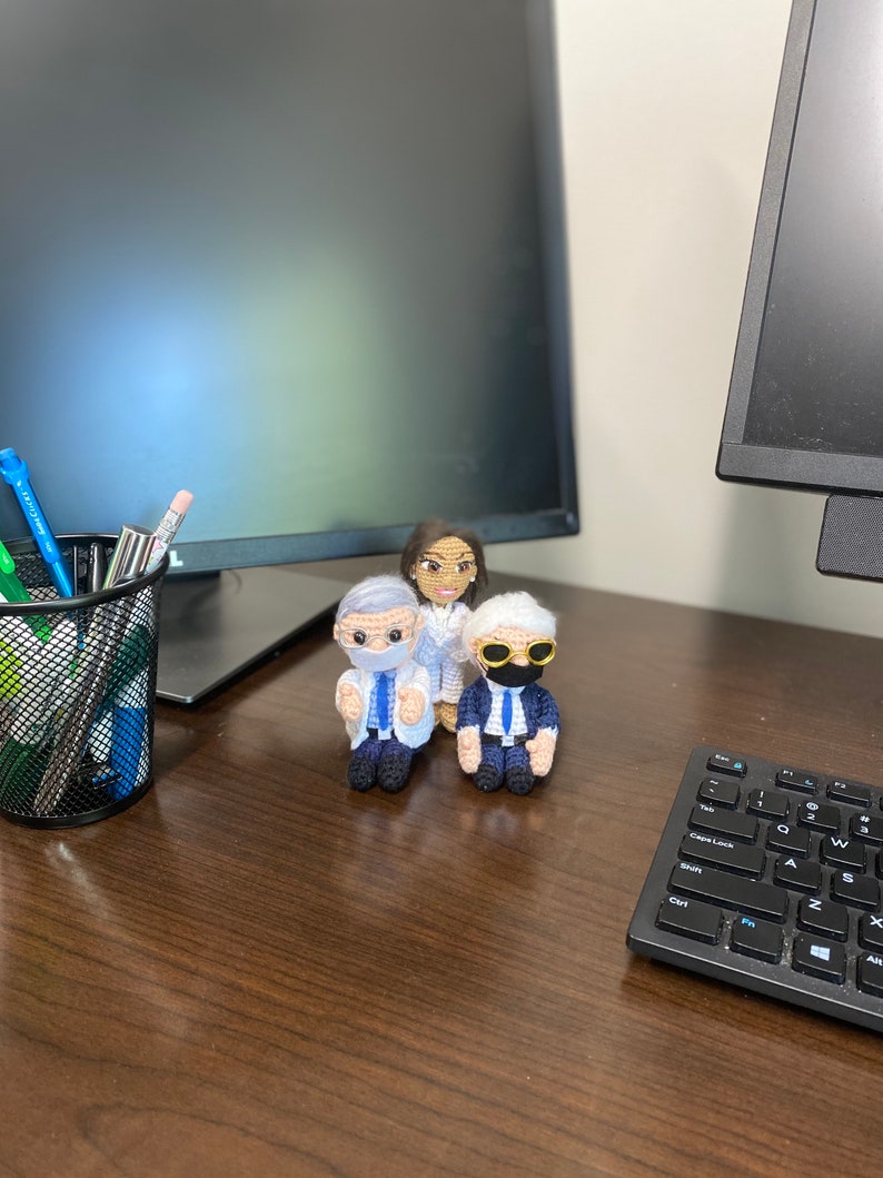 President Biden Crochet Doll 3 Joe Biden Amigurumi - Etsy