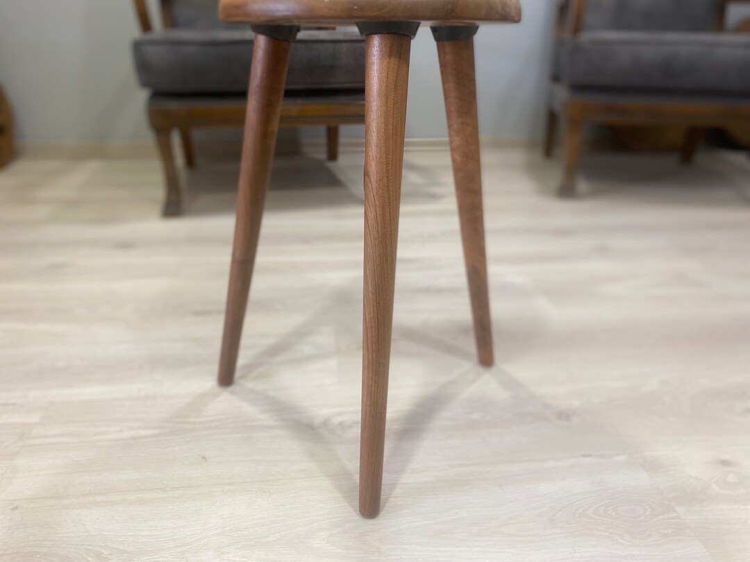 Walnut Wood Tapered Coffee Table Legs, End Table Legs, and Side Table ...