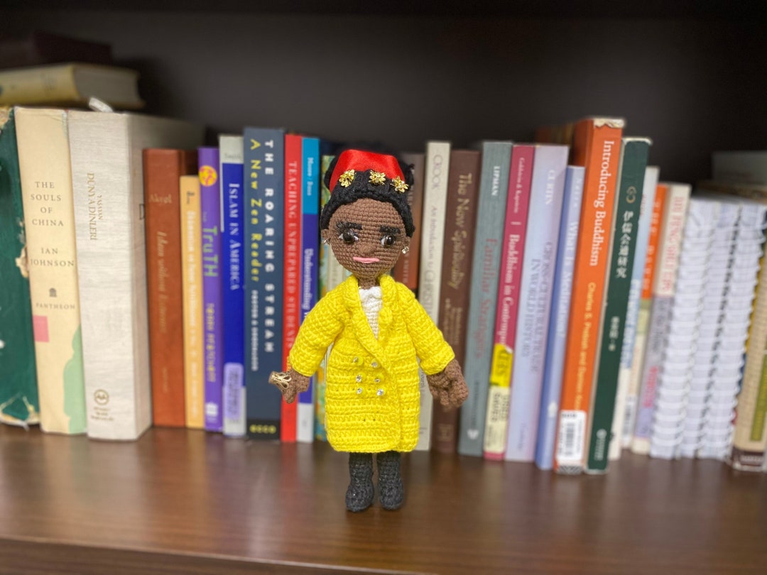 Amanda Gorman-inspired Crochet Doll 10 Black History Month Gift - Etsy