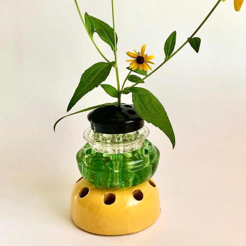 Pottery Flower Frog - Etsy