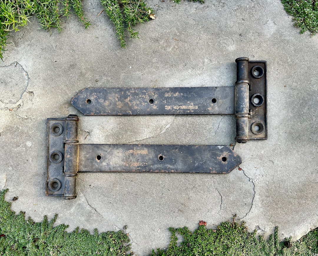 Richards Wilcox Strap Hinges, RW Hardware Swinging Door Hinge Set - Etsy
