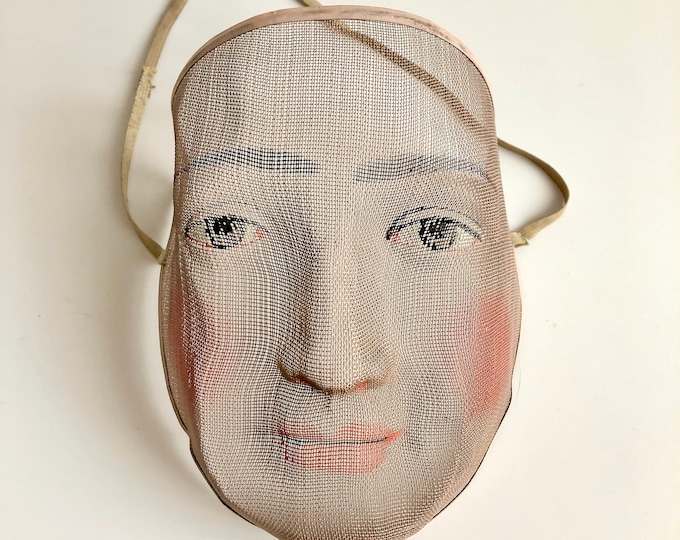 Odd Fellows Wire Mesh Mask With Hand Painted Face - Etsy