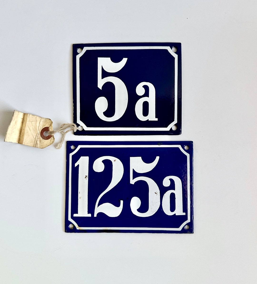 Traditional French Enameled Street Number Plaque, House Address Sign - Etsy