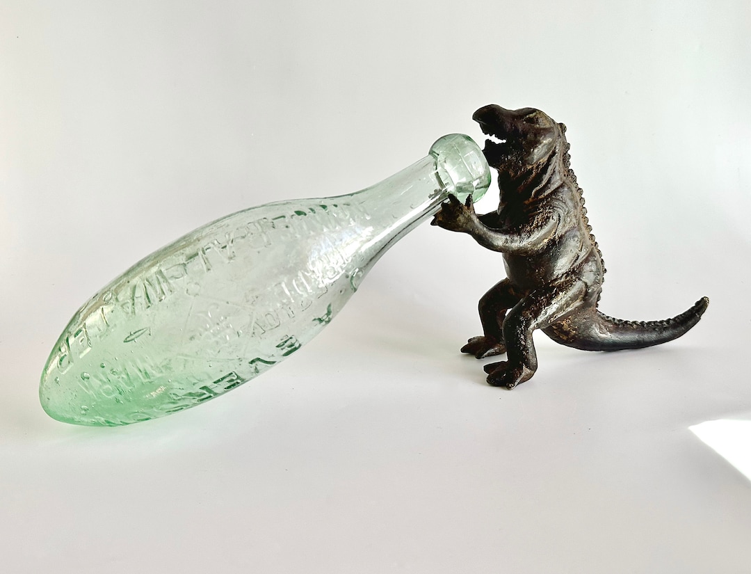 Hamilton Torpedo Bottle J. A. Everson Mineral Water Blob Top England - Etsy