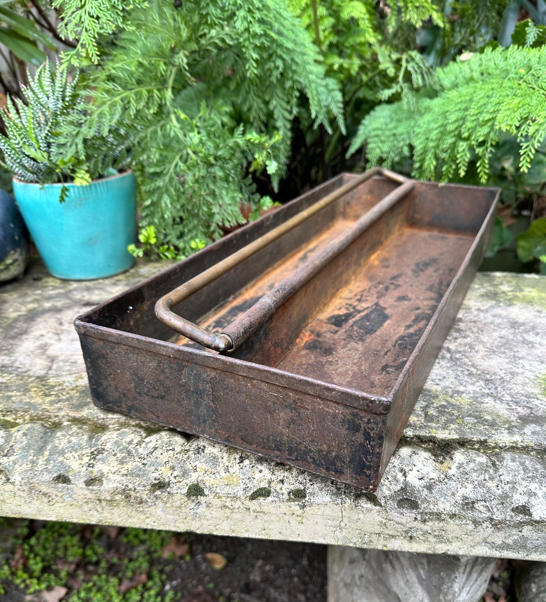Tool Box Tray With Swivel Handle, Toolbox Metal Tote Caddy - Etsy