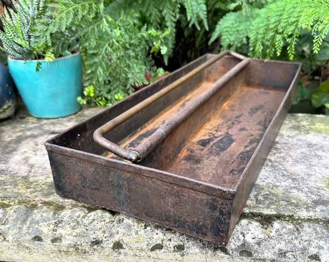 Tool Box Tray With Swivel Handle, Toolbox Metal Tote Caddy - Etsy