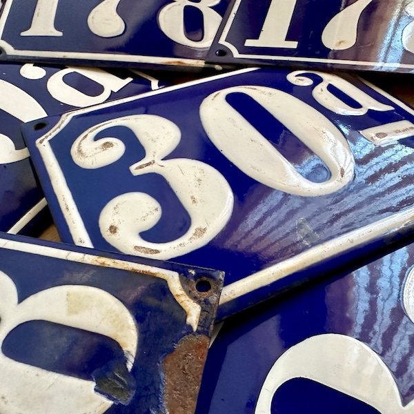 French House Numbers - Etsy