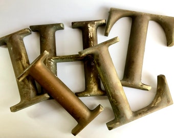 Gold Wall Letters - Etsy