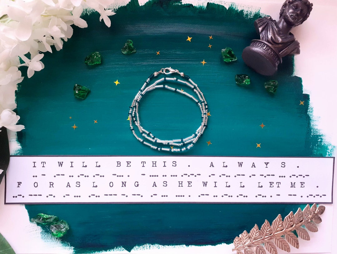 It Will Be This. Always. Morse Code Necklace / Wrap Around Bracelet ...