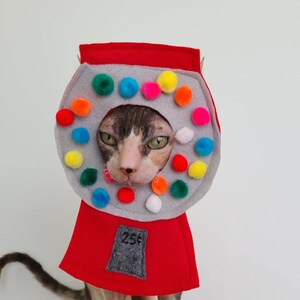 Gumball Machine Pet Costume for Cats Small Dogs Pets in Soft Colorful ...