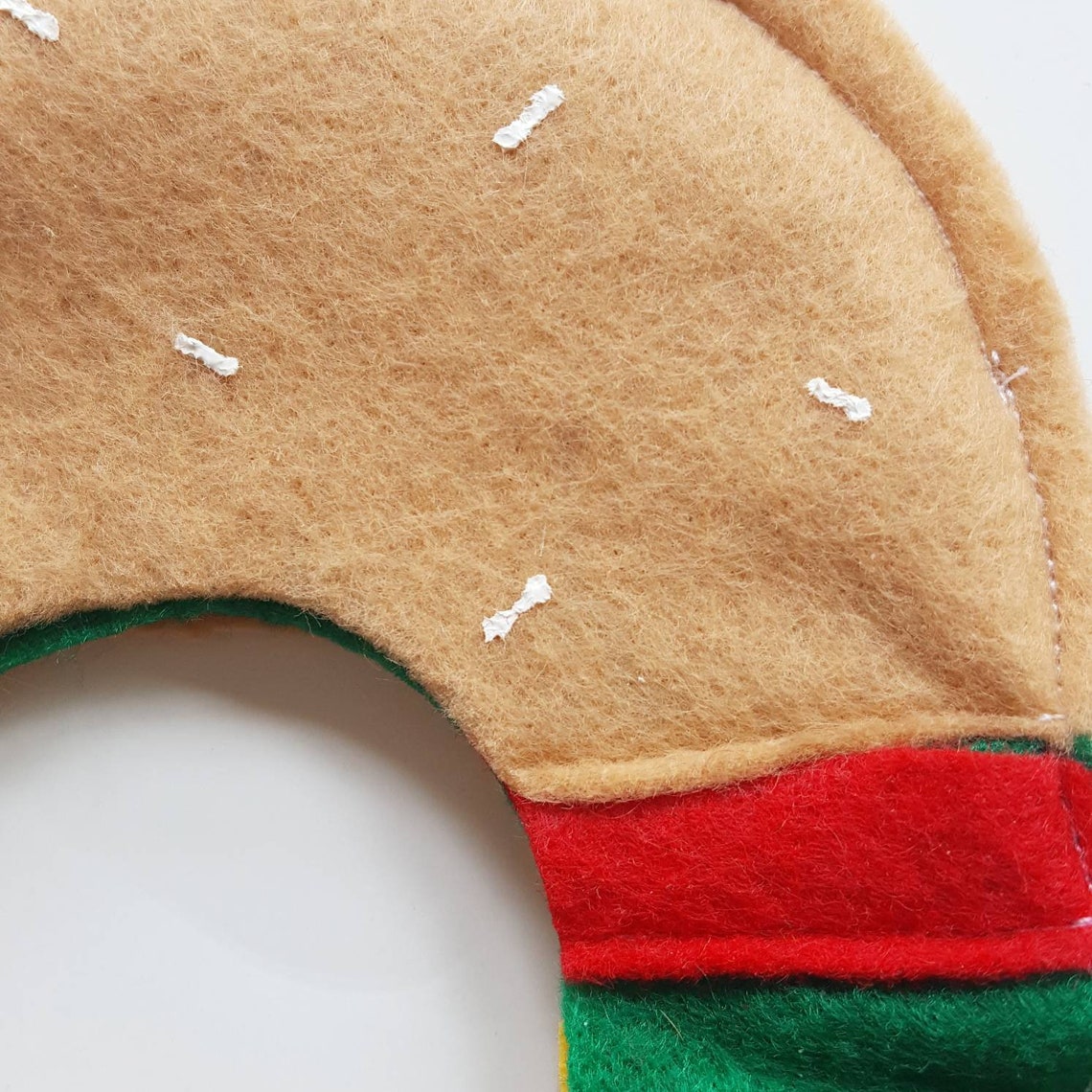 Cheeseburger Pet Hat Costume for Cats Small Dogs in Soft Vibrant Felt ...