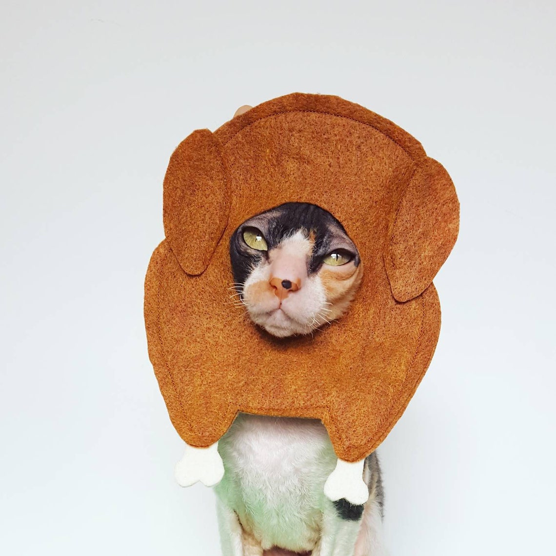Turkey Cat and Small Pet Hat Thanksgiving Felt Costume - Etsy