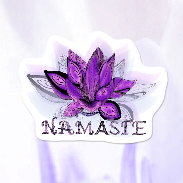 Namaste Sticker - Etsy
