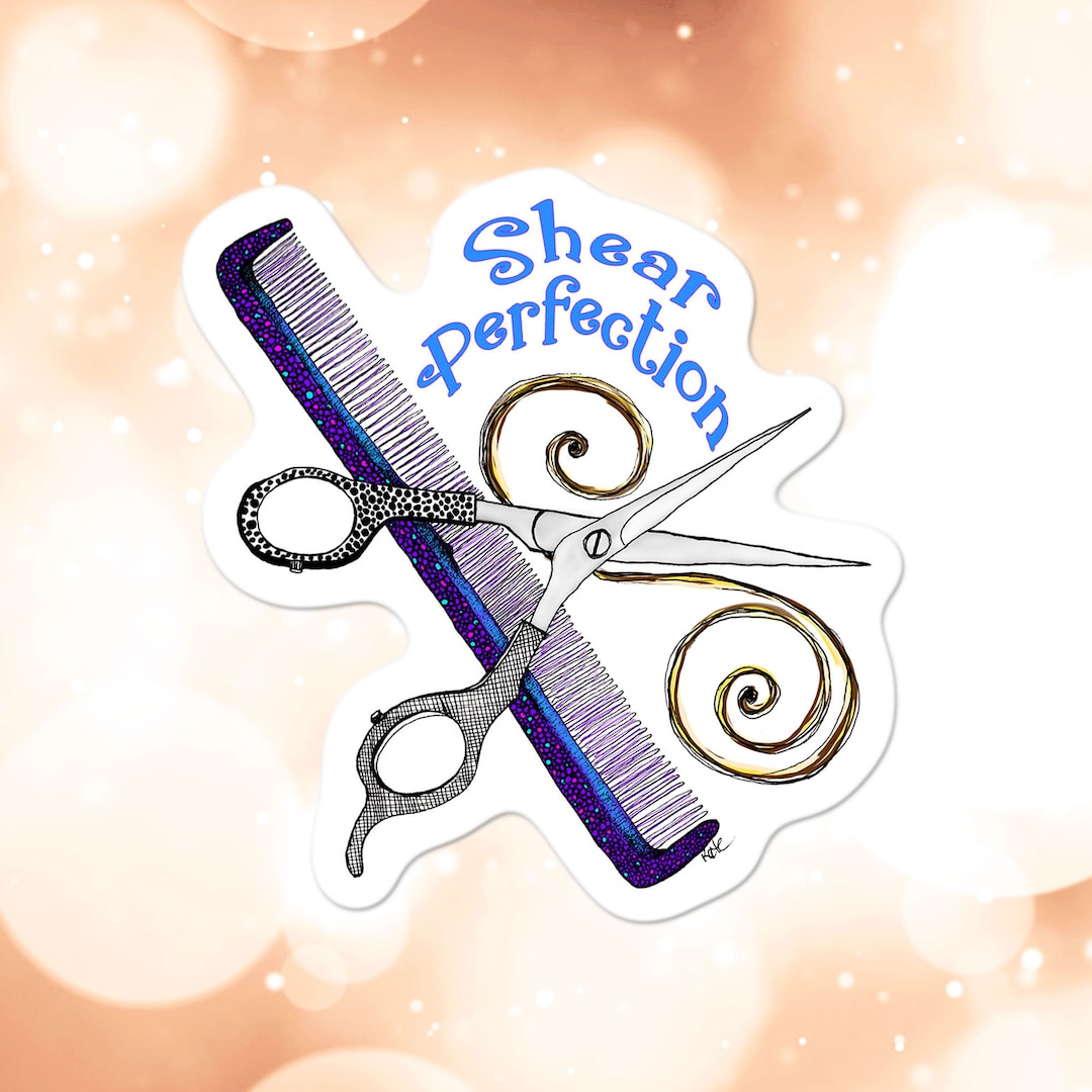 Hairdresser Sticker, Hair Stylist - Beautician Fun Gift - Etsy