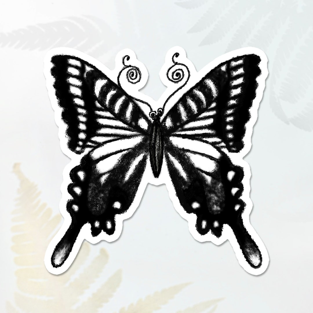 Zebra Swallowtail Butterfly, TN State Smokey Mountain Decal - Etsy
