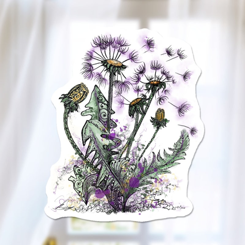 Dandelion Stickers - Etsy