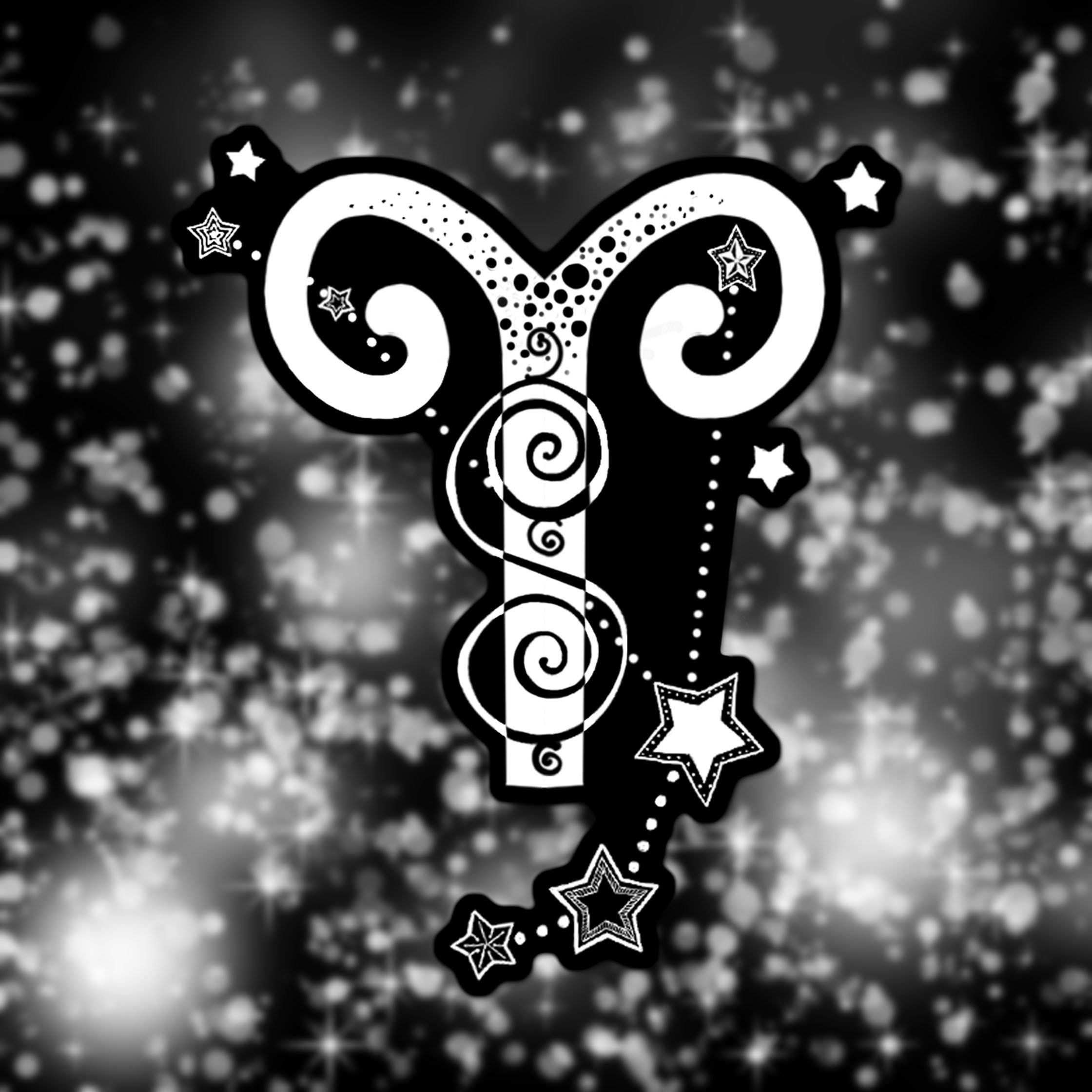 Aries Symbol and Fire Element Vinyl Stickers Zodiac Sticker - Etsy UK
