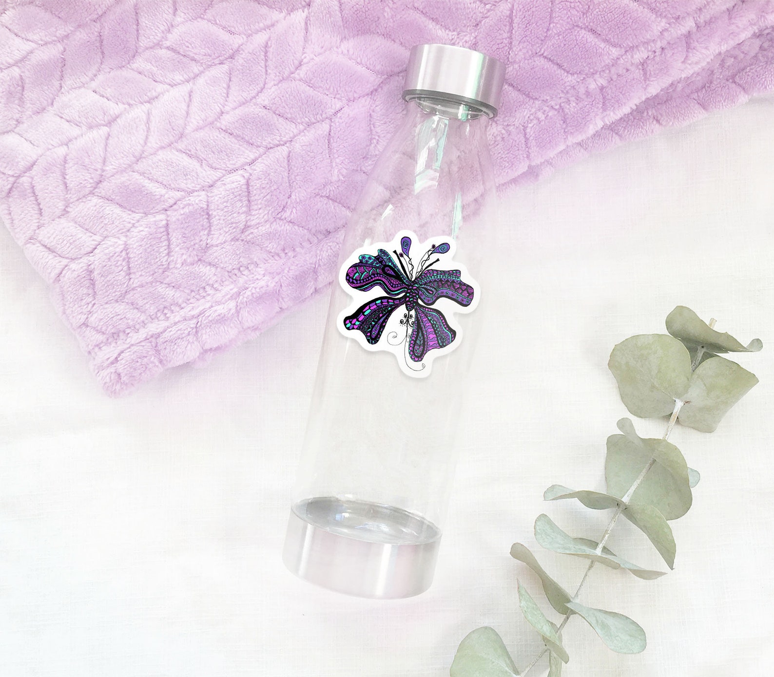 Butterfly Vinyl Sticker Best Friend Gift Laptop Sticker Car | Etsy