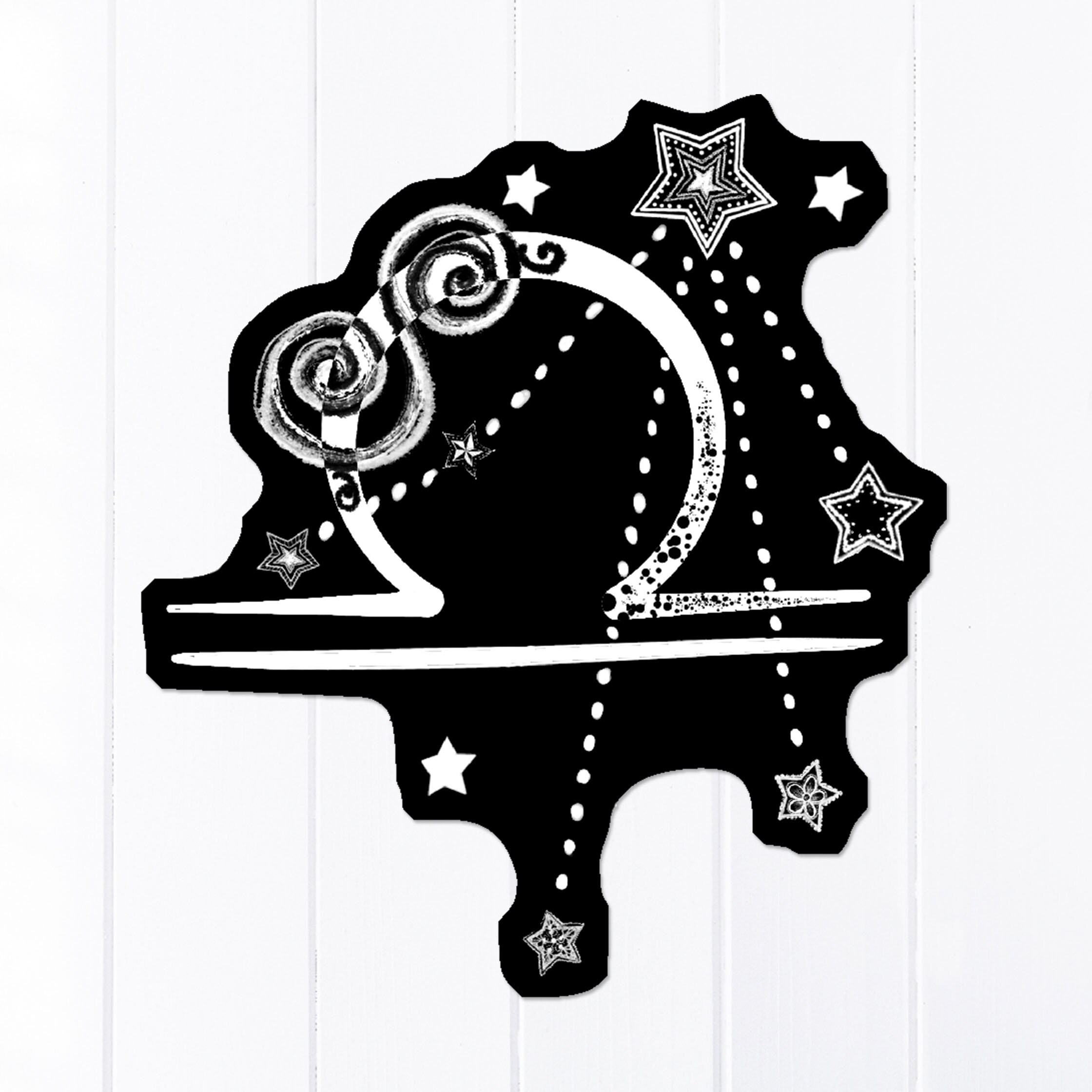 Libra Symbol and Constellation Vinyl Sticker Zodiac Sticker | Etsy