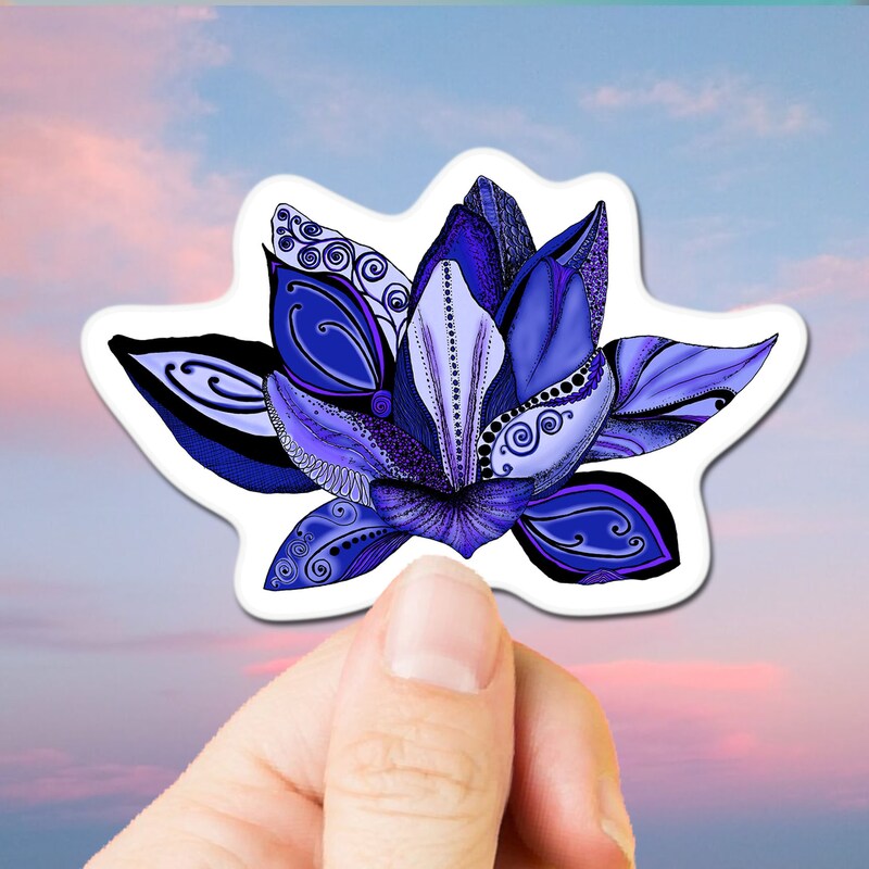 Lotus Decal - Etsy