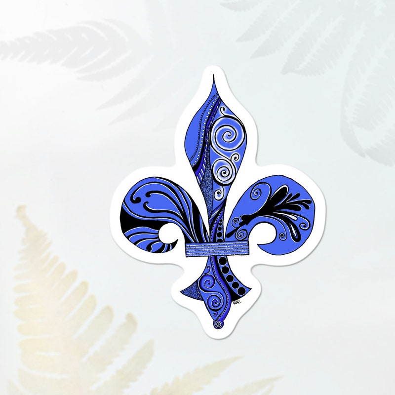 Blue Fleur De Lis - Etsy