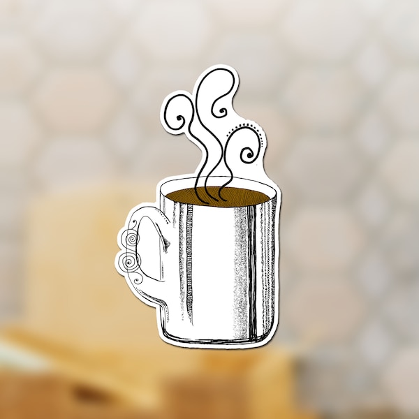 Coffee Mug Stickers - Etsy