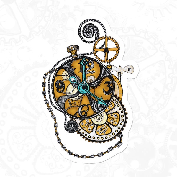 Steampunk Vinyl Stickers - Etsy