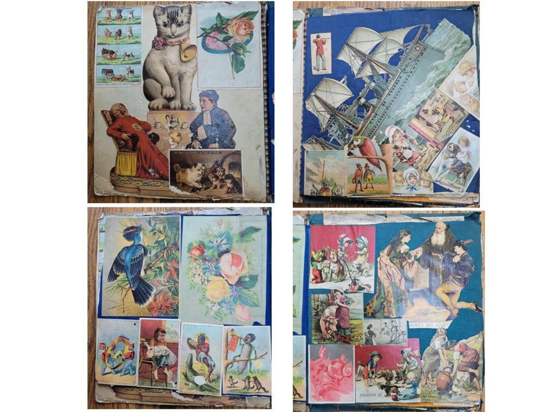Circa 1880's Postcards, Trade Cards, Advertising. 30 Full Pages! - Etsy