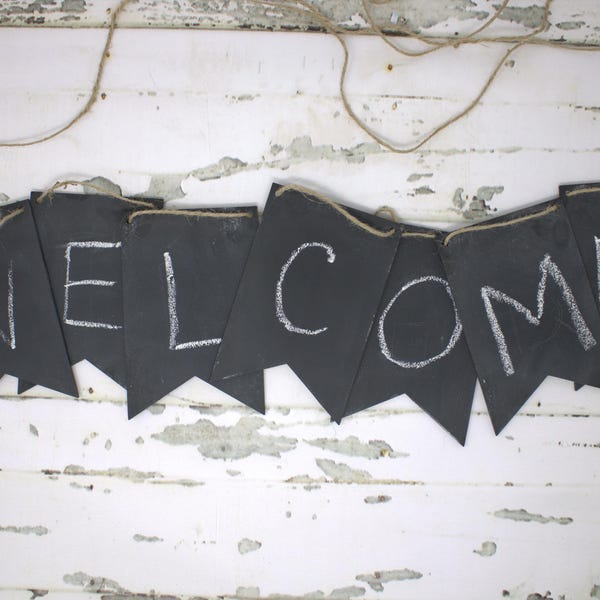 Chalkboard Bunting - Etsy