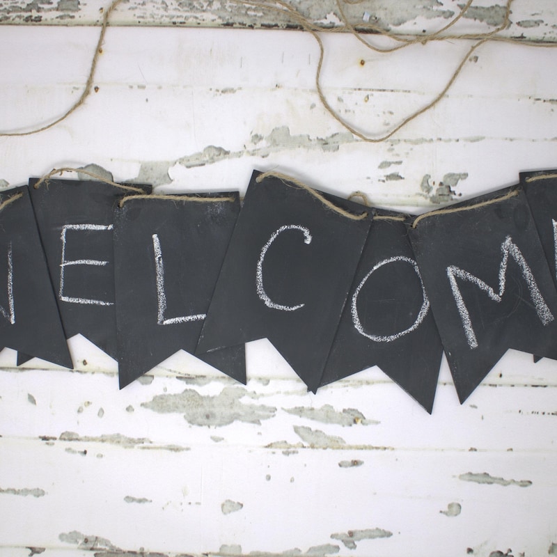 Chalkboard Bunting - Etsy