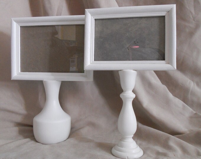 UNIQUE, White PEDESTAL Frames. White Frame Set. Small Frames. Pedestal ...