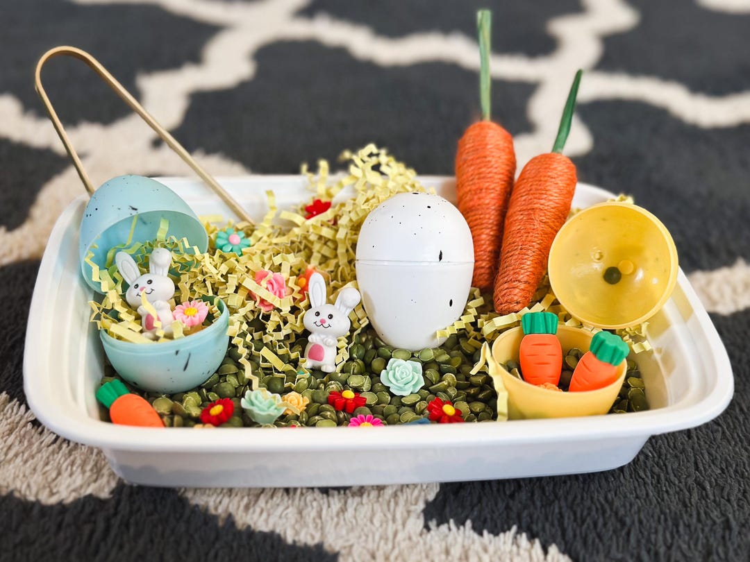 Easter Themed Sensory Bin Kit - Etsy