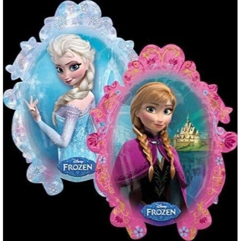Elsa and Anna Balloon - Etsy
