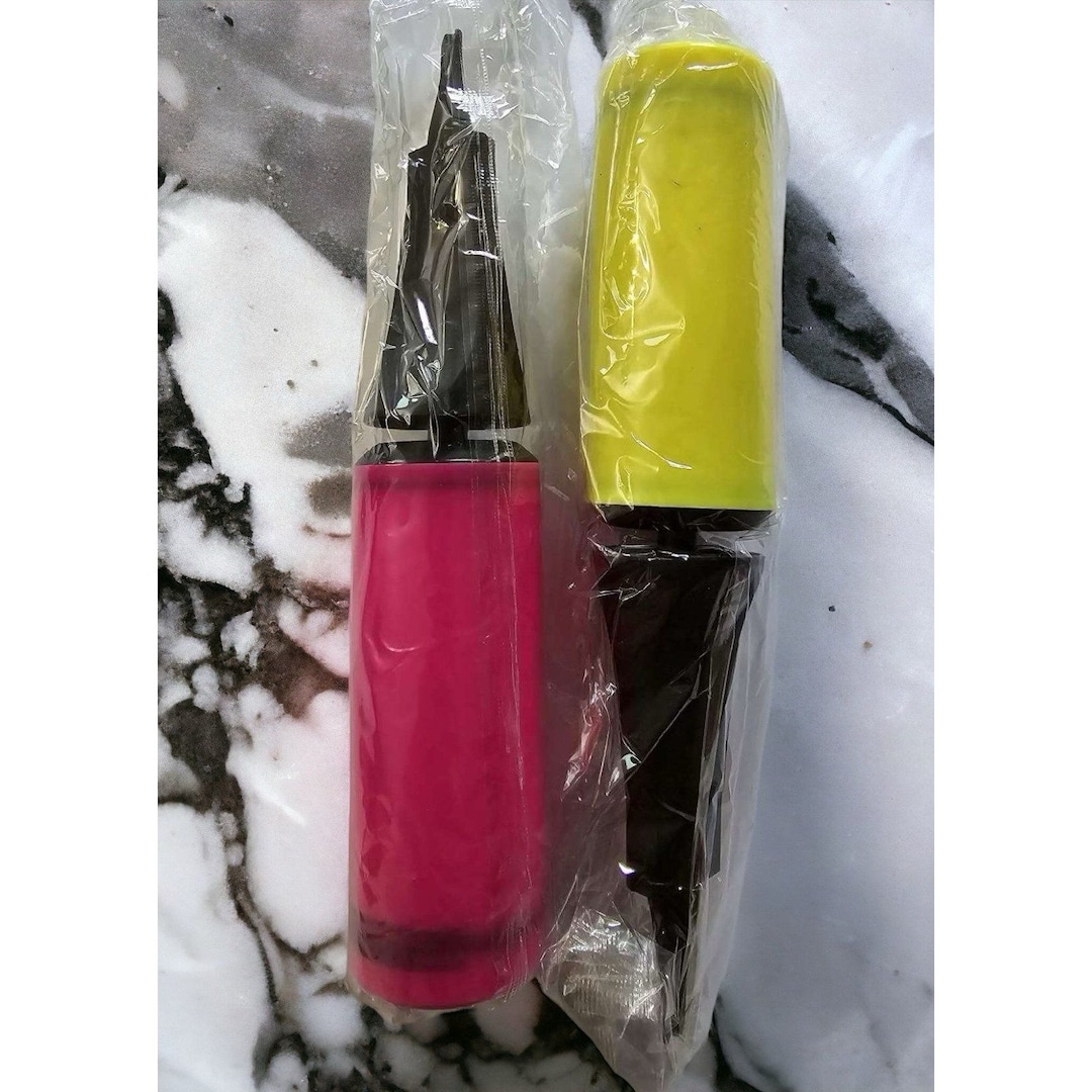 2 Pack Hand Held Air Pump Balloon Pump Manual Inflator Two for Latex ...
