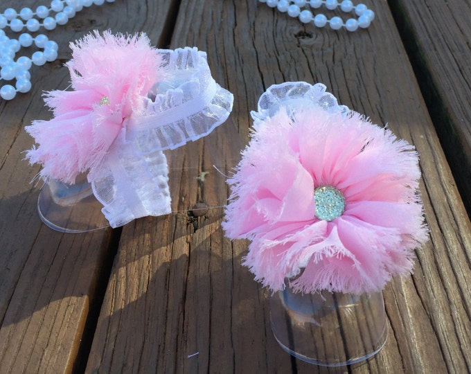 Baby Barefoot Sandal - 0 to 3 Months - Flower Shoes - Photo Prop ...