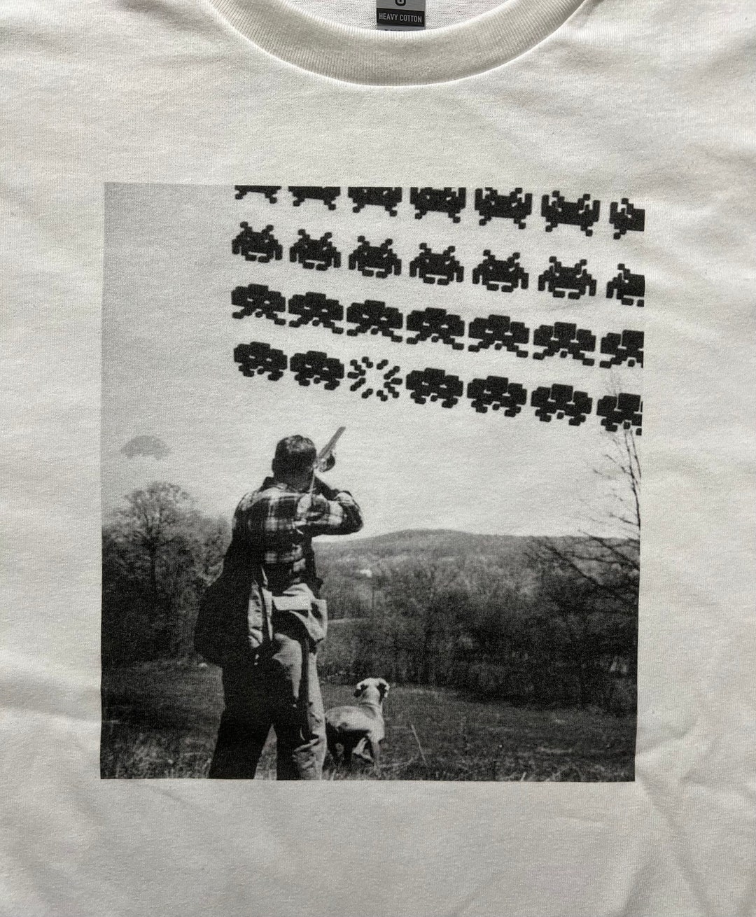 Space Invaders Funny Weird Retro White T-shirt Any Size - Etsy