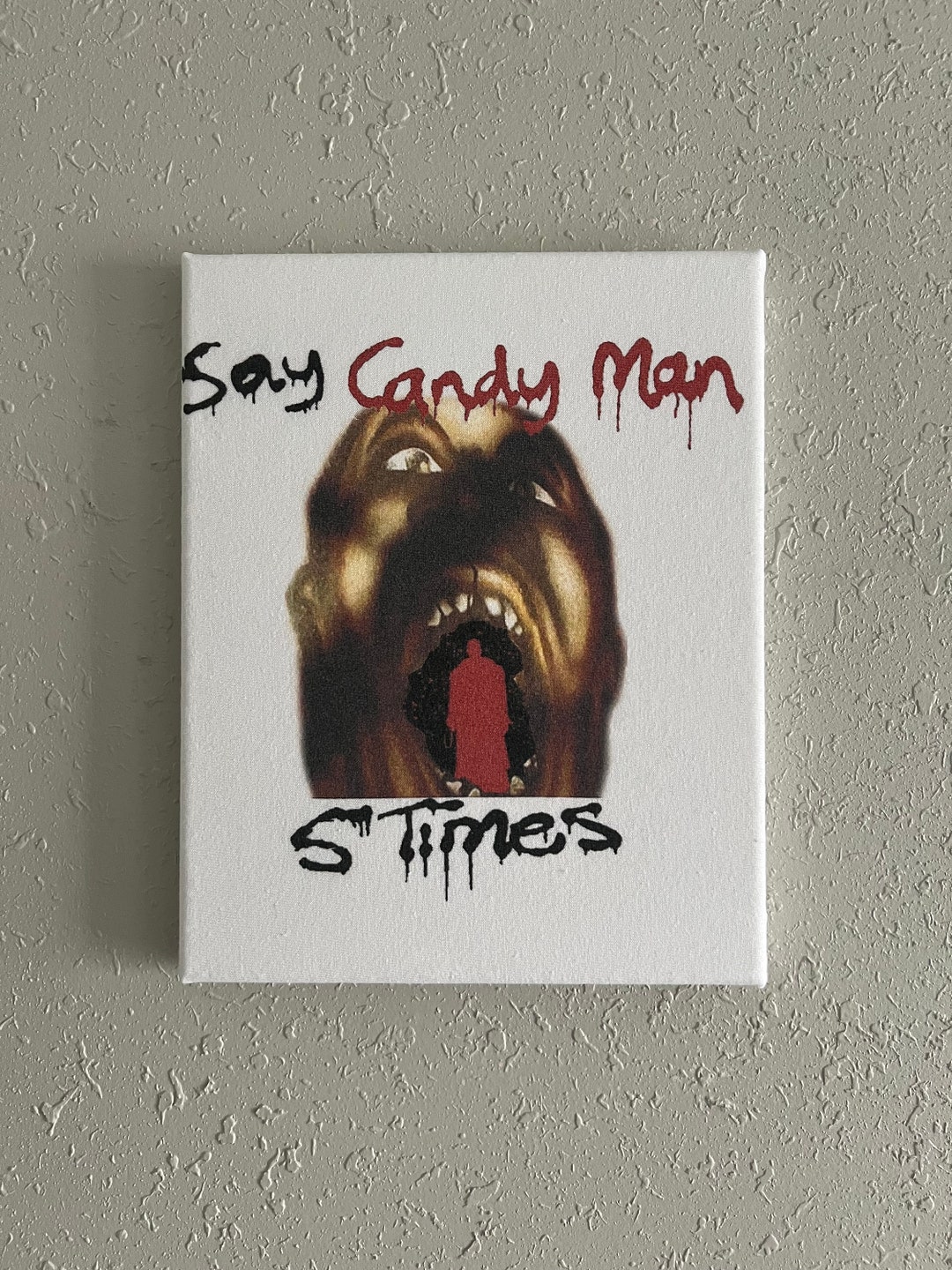 8 In. X 10 In. Horror Movie Candyman Wall Art - Etsy