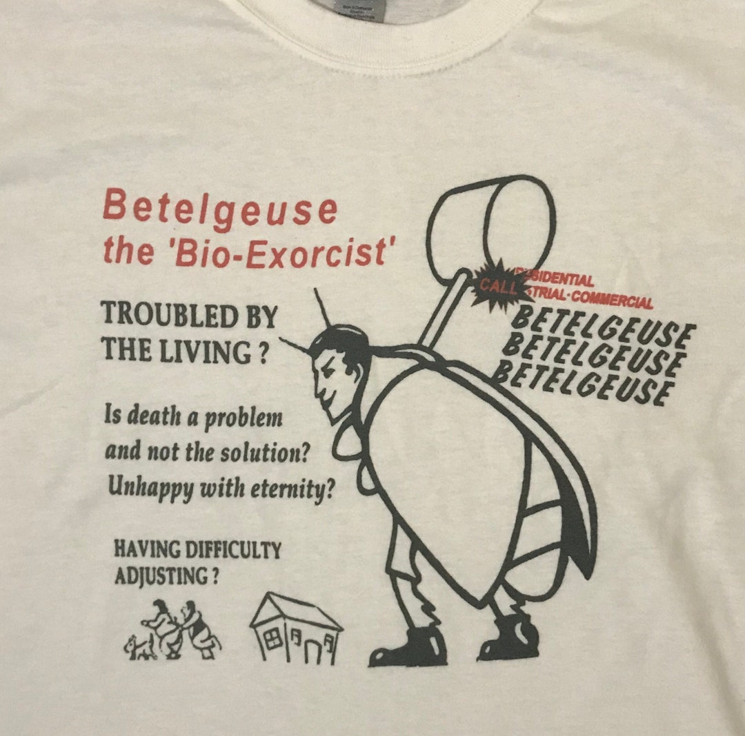 Betelgeuse Horror Funny Retro 80s White T-shirt Any Size - Etsy
