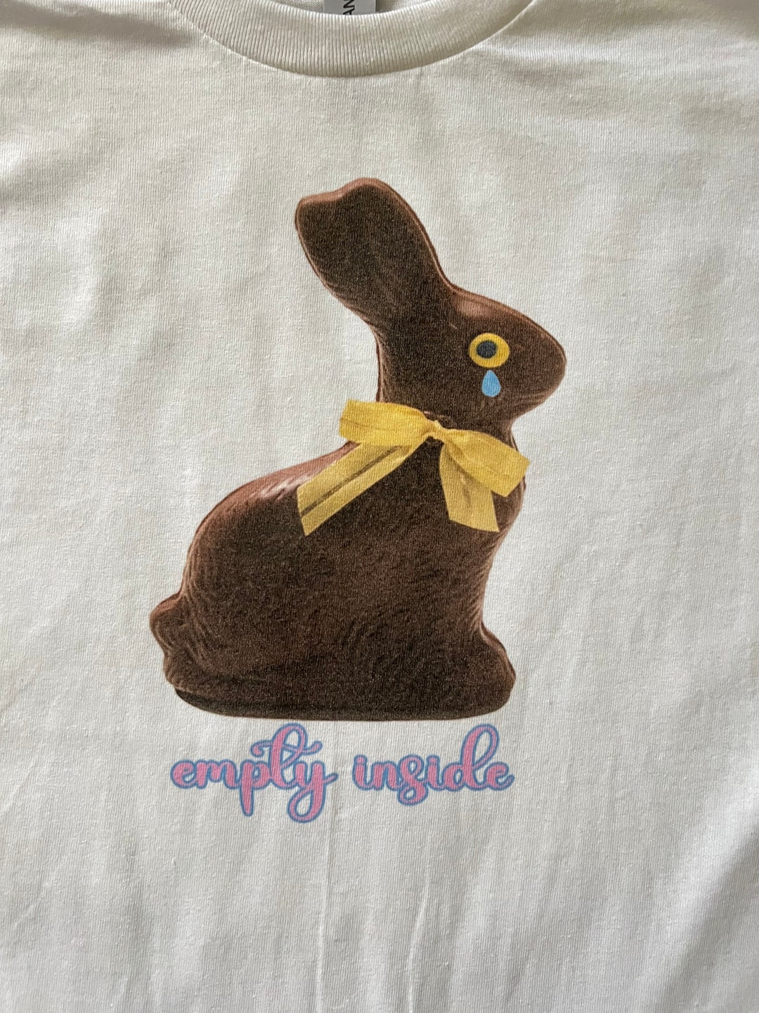NEW Empty Bunny White T-shirt Any Size - Etsy